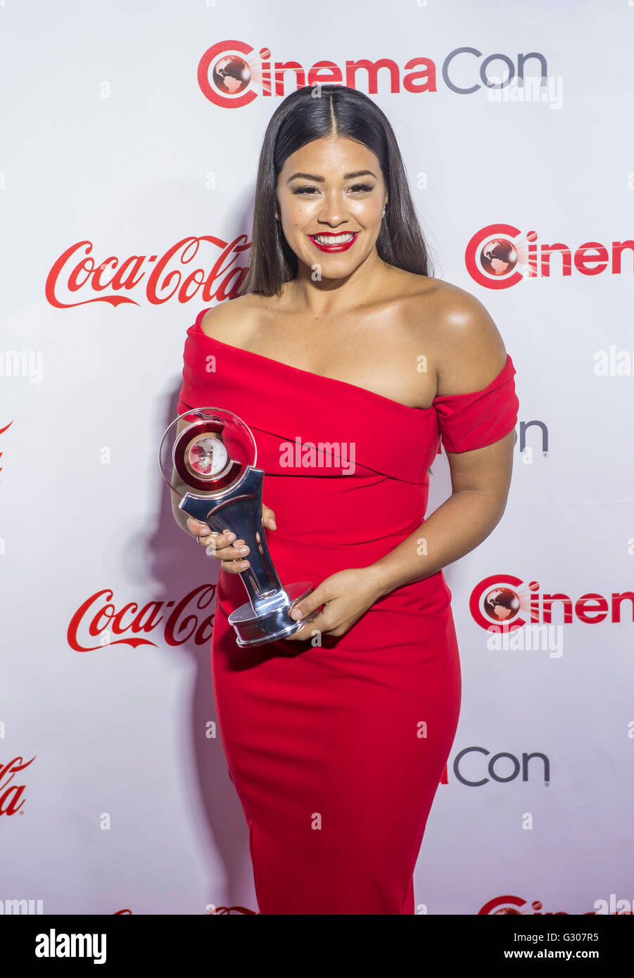 Actress Gina Rodriguez, recipient of the Female Star of Tomorrow Award ...