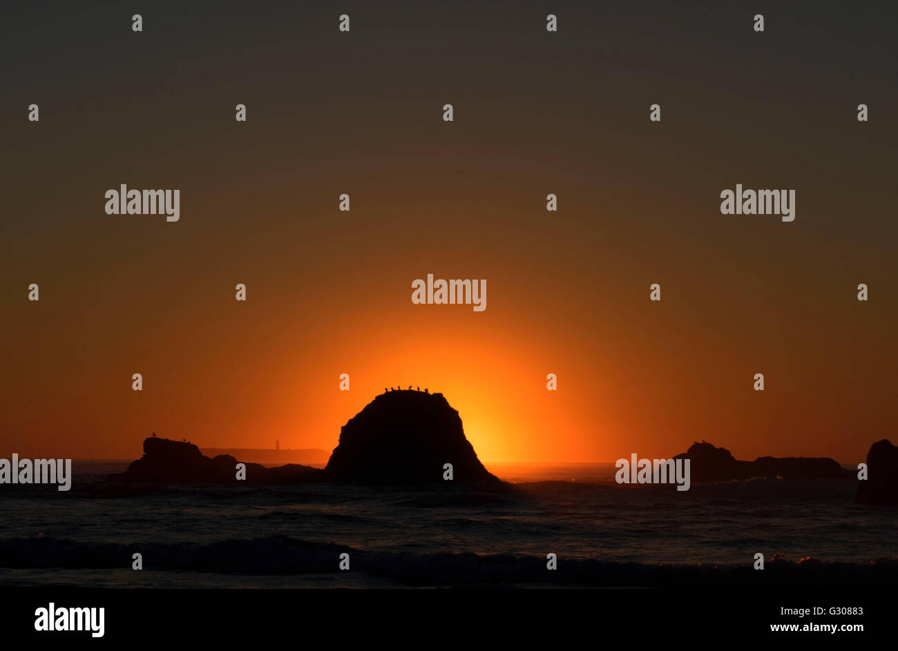 Ruby Beach sunset, Olympic National Park, Washington Stock Photo - Alamy