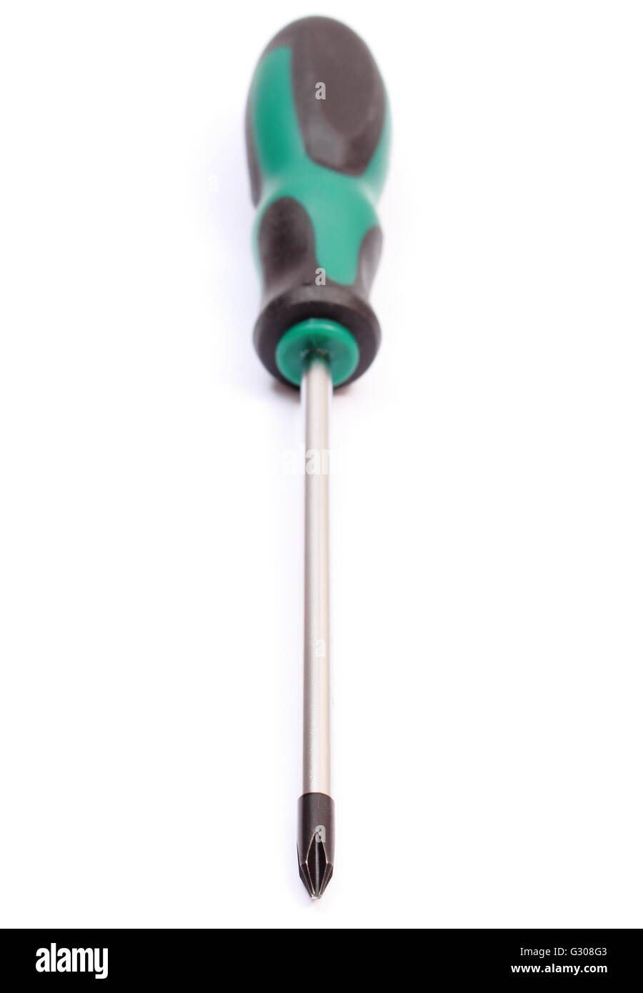 Electrical screwdriver isolated on white background, work tools for ...