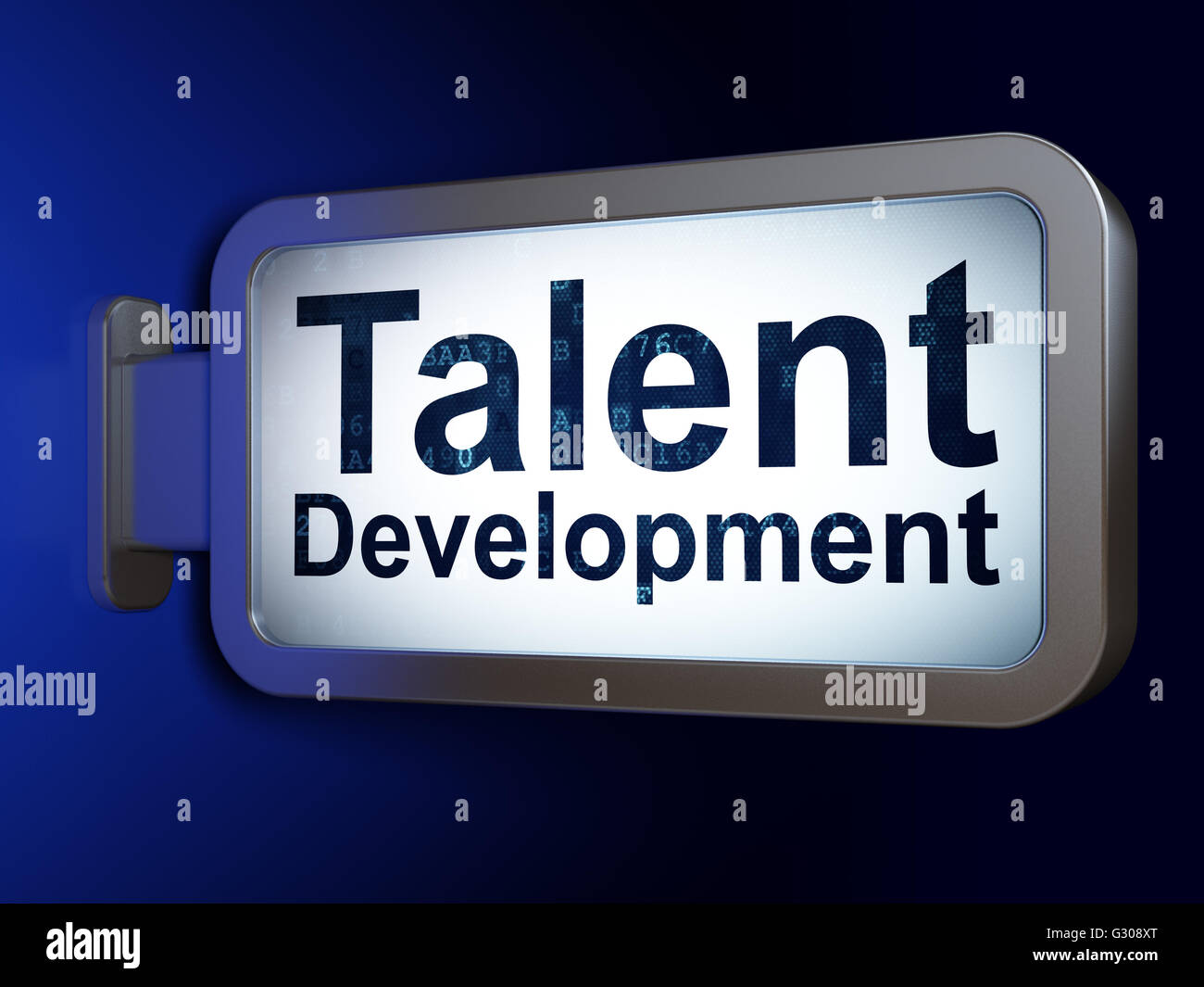 Studying concept: Talent Development on billboard background Stock ...