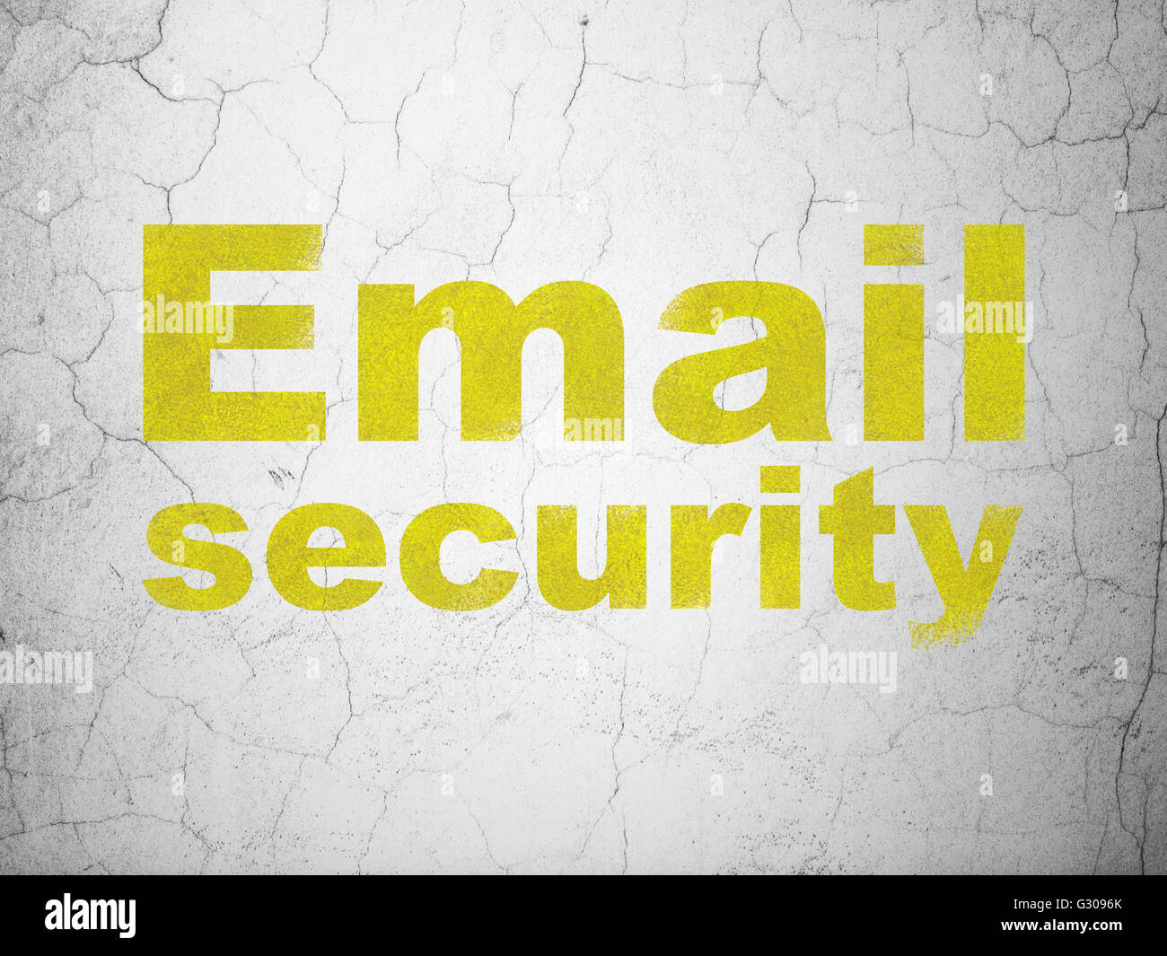 Security concept: Email Security on wall background Stock Photo - Alamy