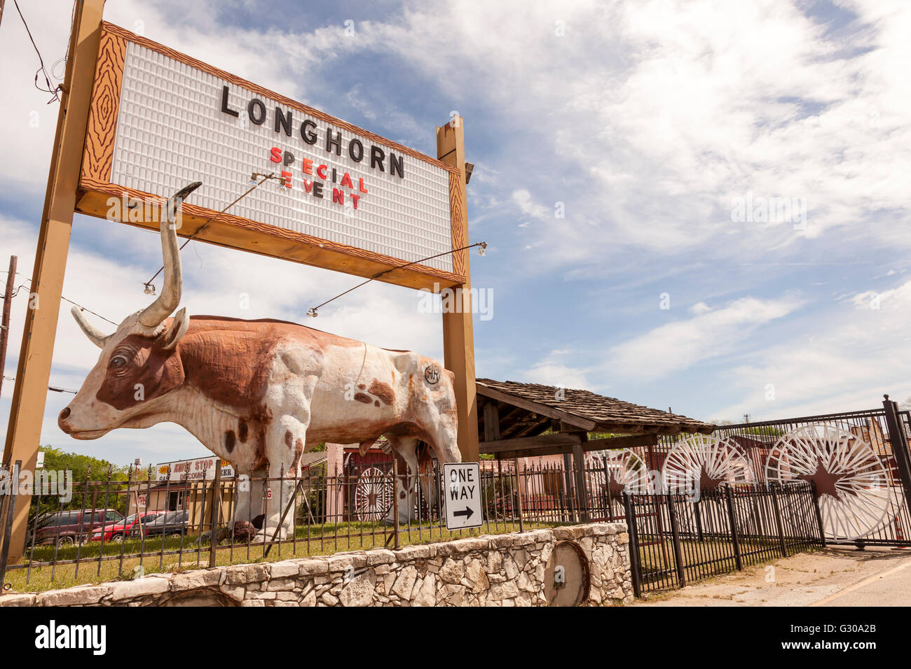 Longhorn Restaurant in Dallas, USA Stock Photo - Alamy