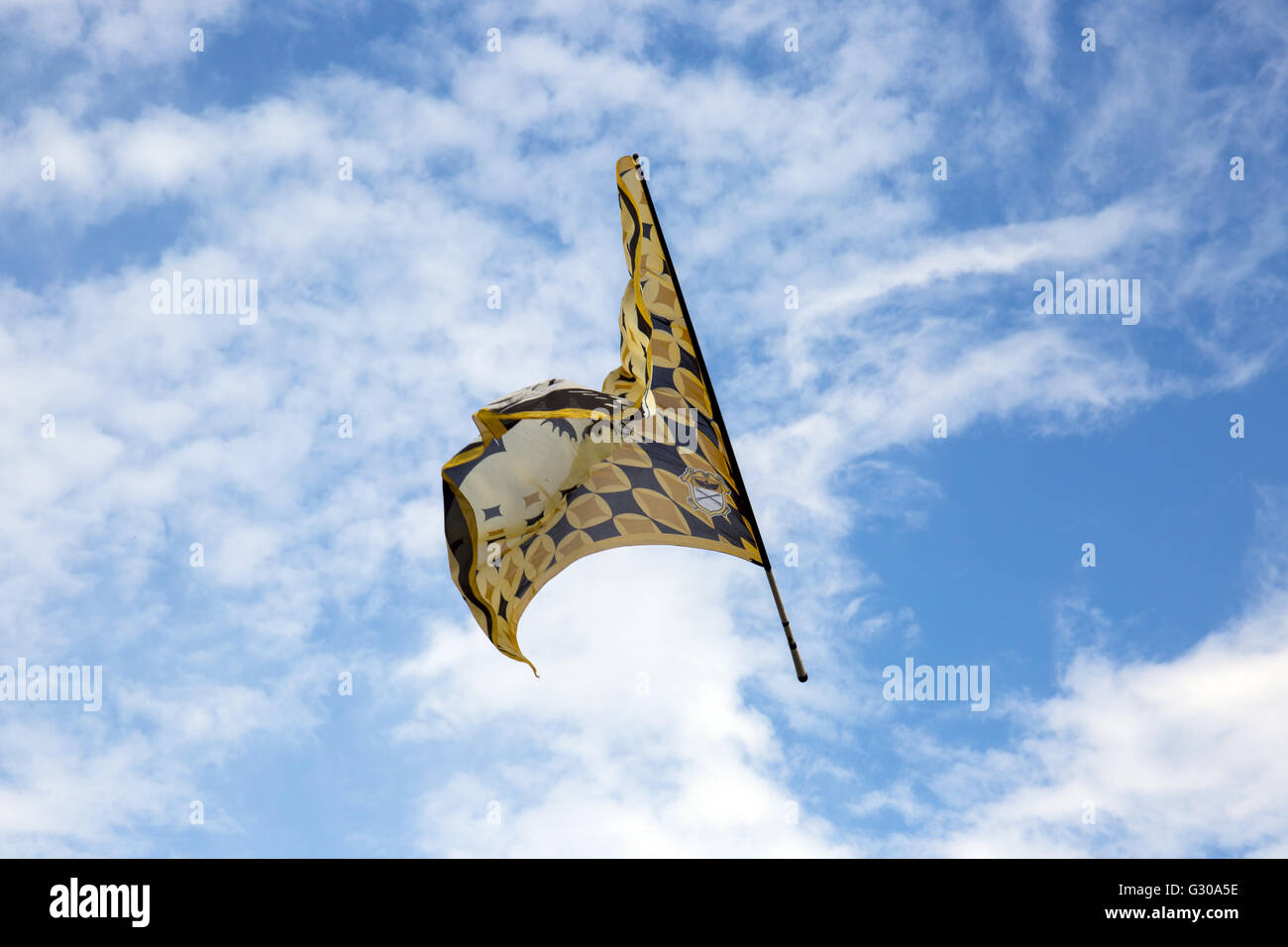 Flag thrower hi-res stock photography and images - Alamy