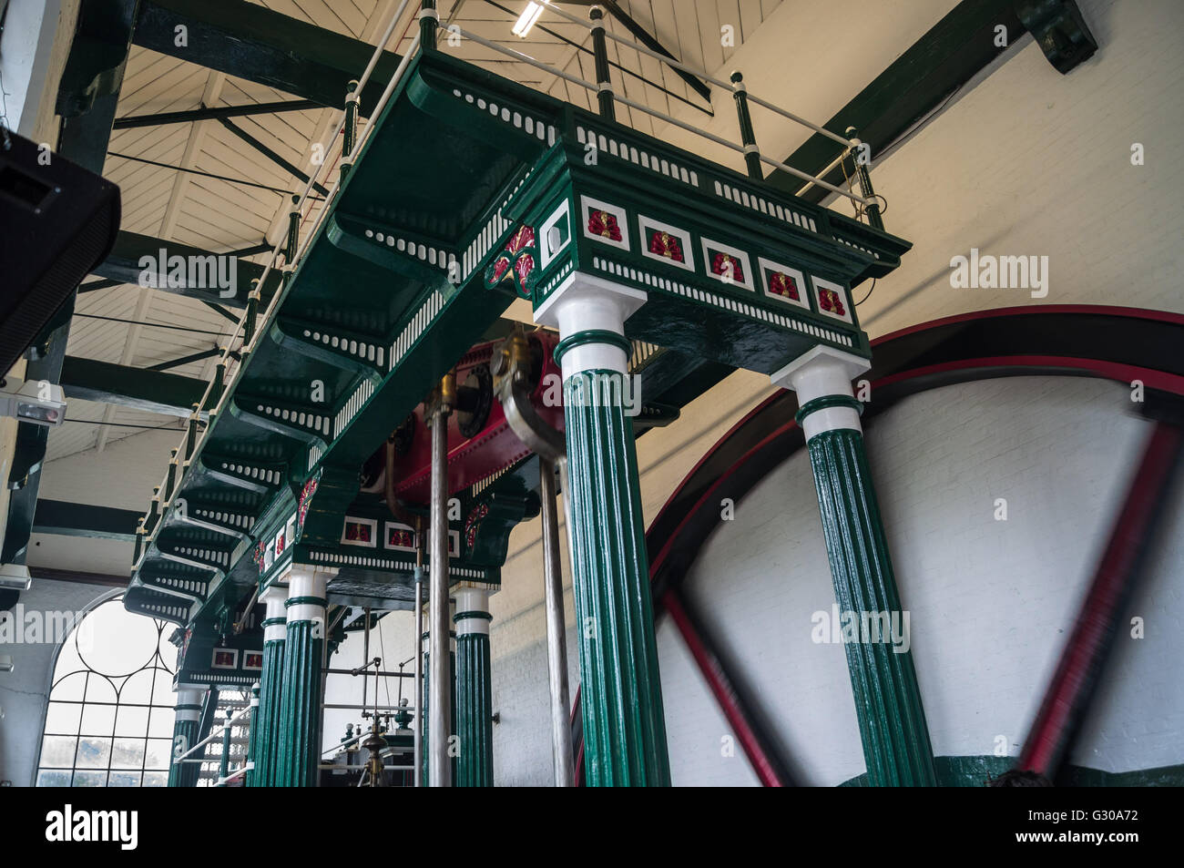 Markfield Beam Engine, Tottenham, London, England, preserved Victorian ...