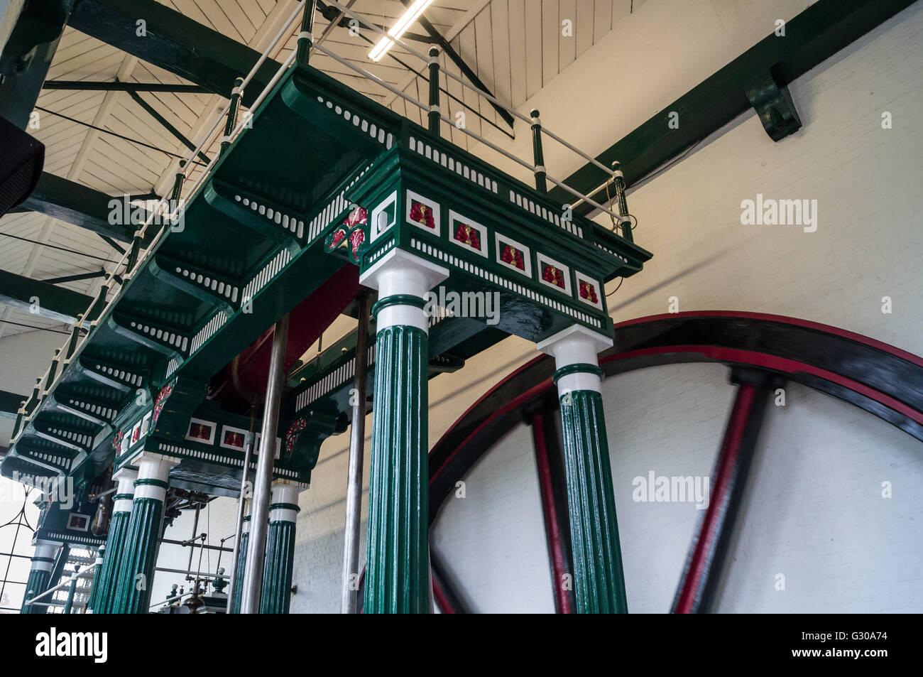 Markfield Beam Engine, Tottenham, London, England, preserved Victorian ...