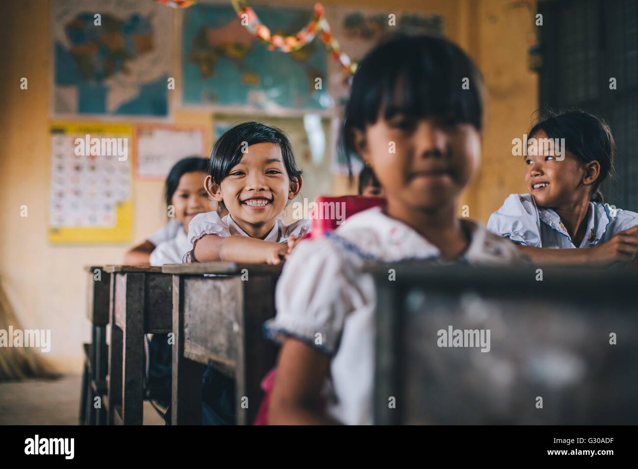 Cambodian primary school hi-res stock photography and images - Alamy