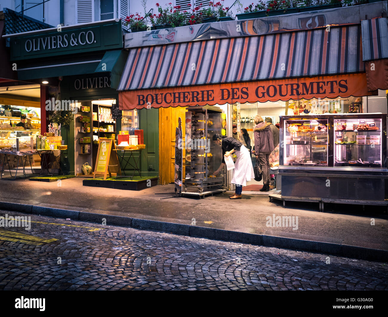 Paris butcher hi-res stock photography and images - Alamy