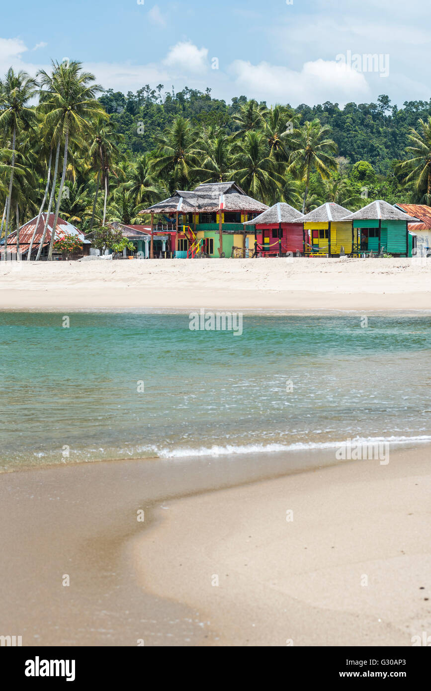 Rasta beach bungalows hi-res stock photography and images - Alamy