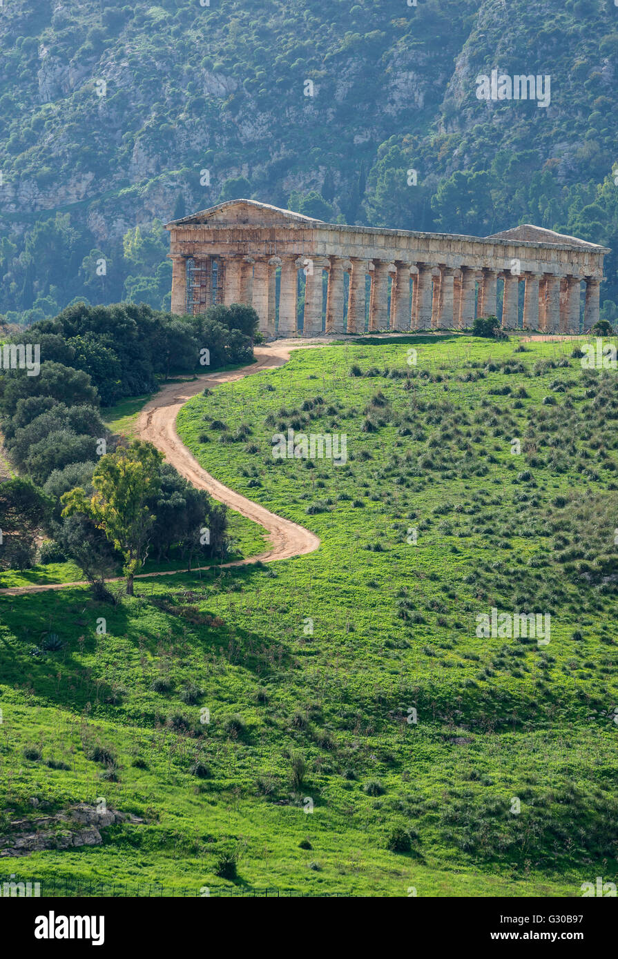 Segesta Temple, Segesta, Sicily, Italy, Europe Stock Photo - Alamy