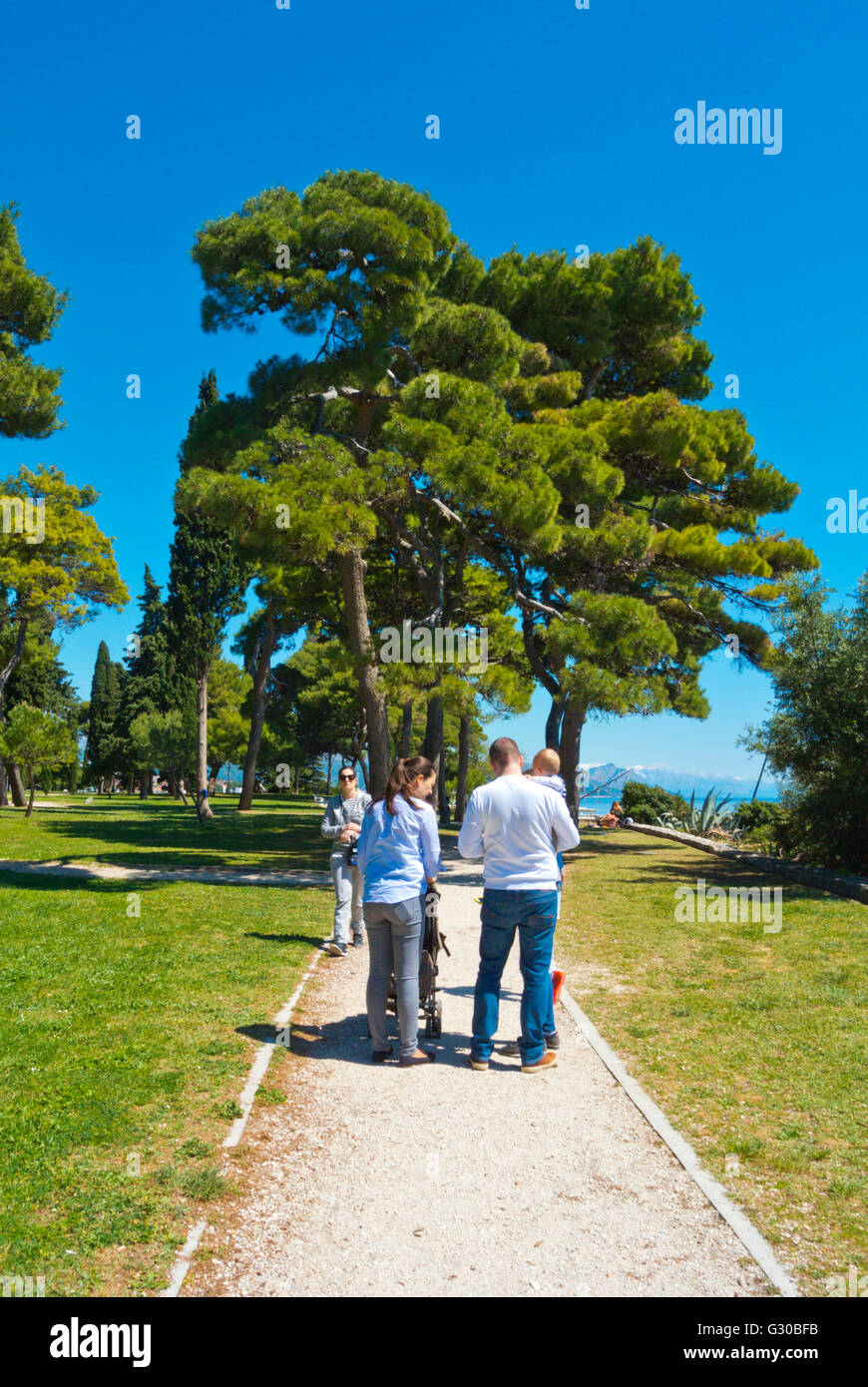 Sustipan park, Split, Dalmatia, Croatia Stock Photo - Alamy