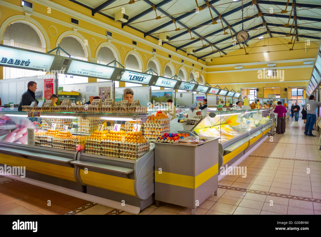 Markale, market hall, Sarajevo, Bosnia and Herzegovina, Europe Stock ...