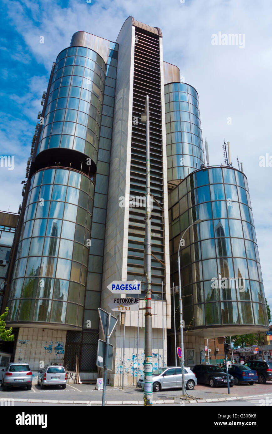 Ljubljana bank building, Pristina, Kosovo Stock Photo - Alamy