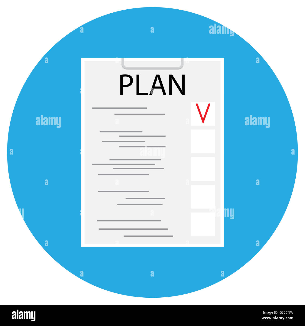 Implementation plan icon vector business Cut Out Stock Images ...