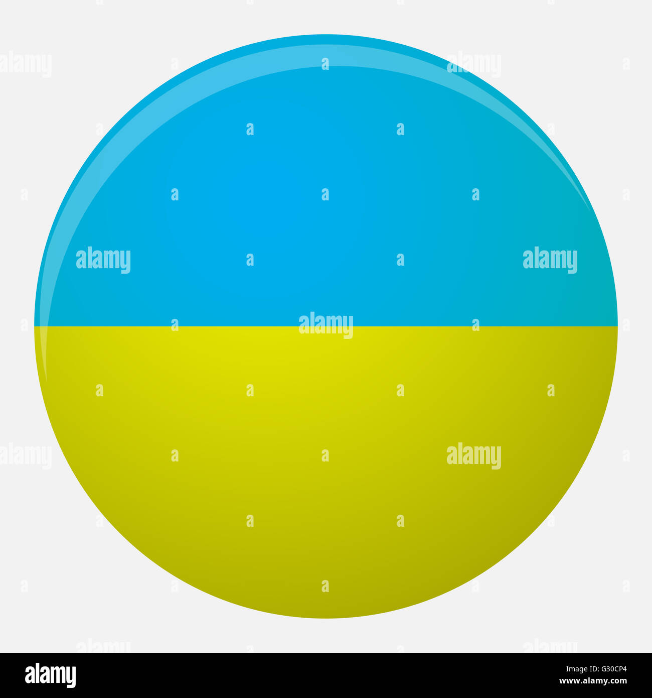 Ukraine flag icon flat. National symbol illustration country, vector ...