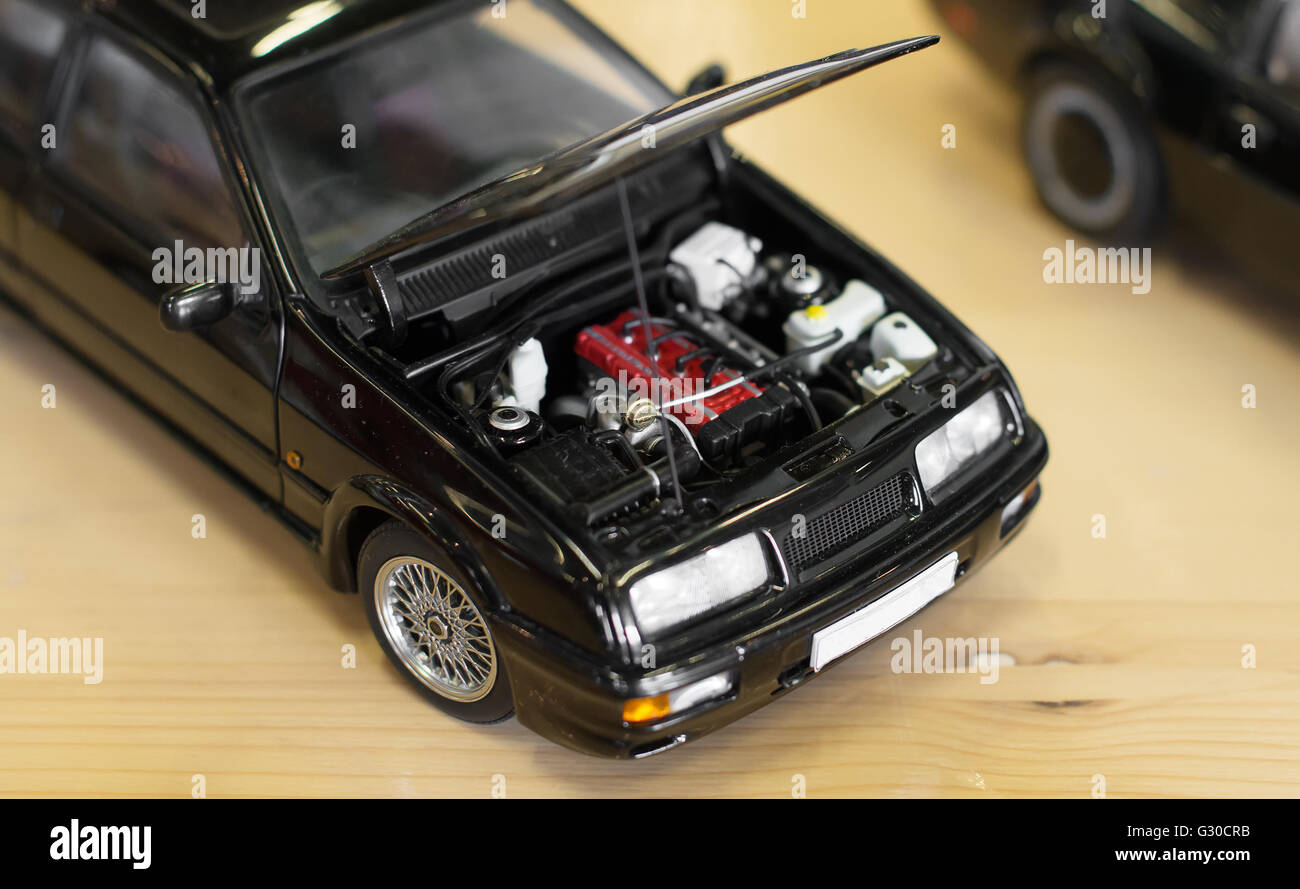 Miniature car model in the shop Stock Photo - Alamy