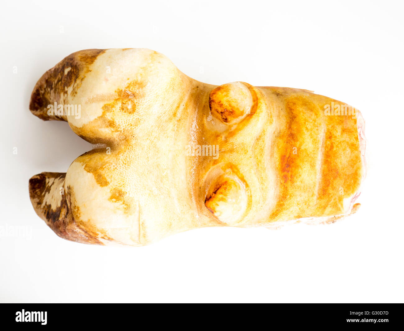 The raw cow hoof Stock Photo - Alamy