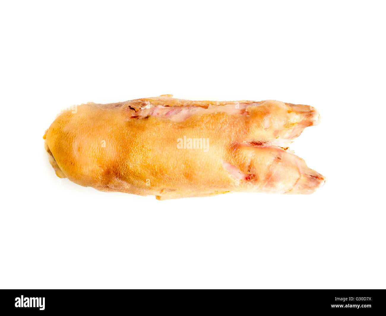 The isolated raw pork leg Stock Photo - Alamy