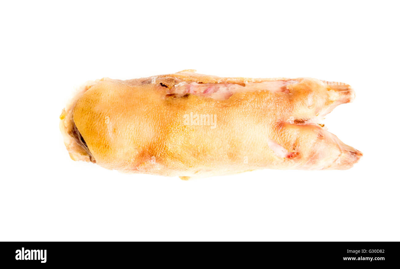 The isolated raw pork leg Stock Photo - Alamy