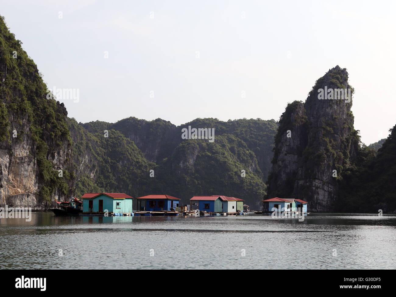 Ha Long Halong bay islands cruise tourist site Stock Photo - Alamy