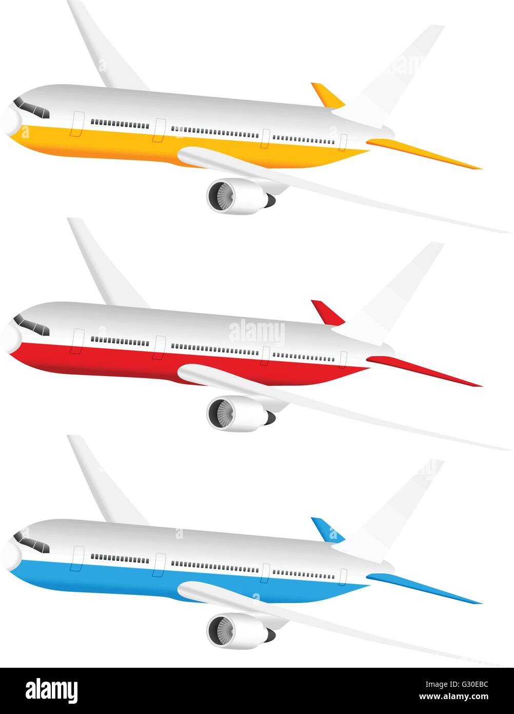 Airplane on set Cut Out Stock Images & Pictures - Alamy