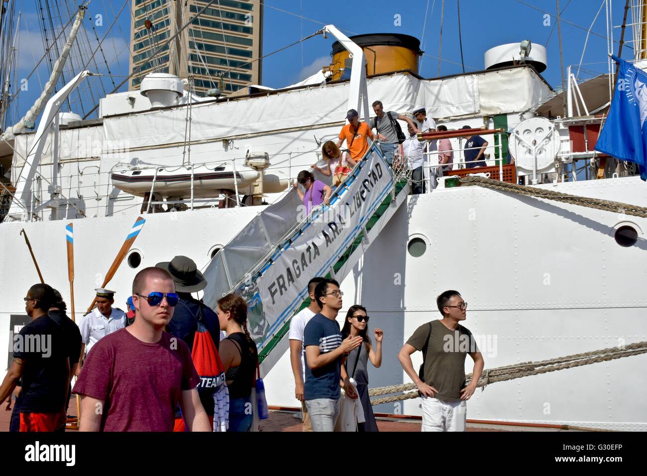 Baltimore harbor ships hi-res stock photography and images - Alamy