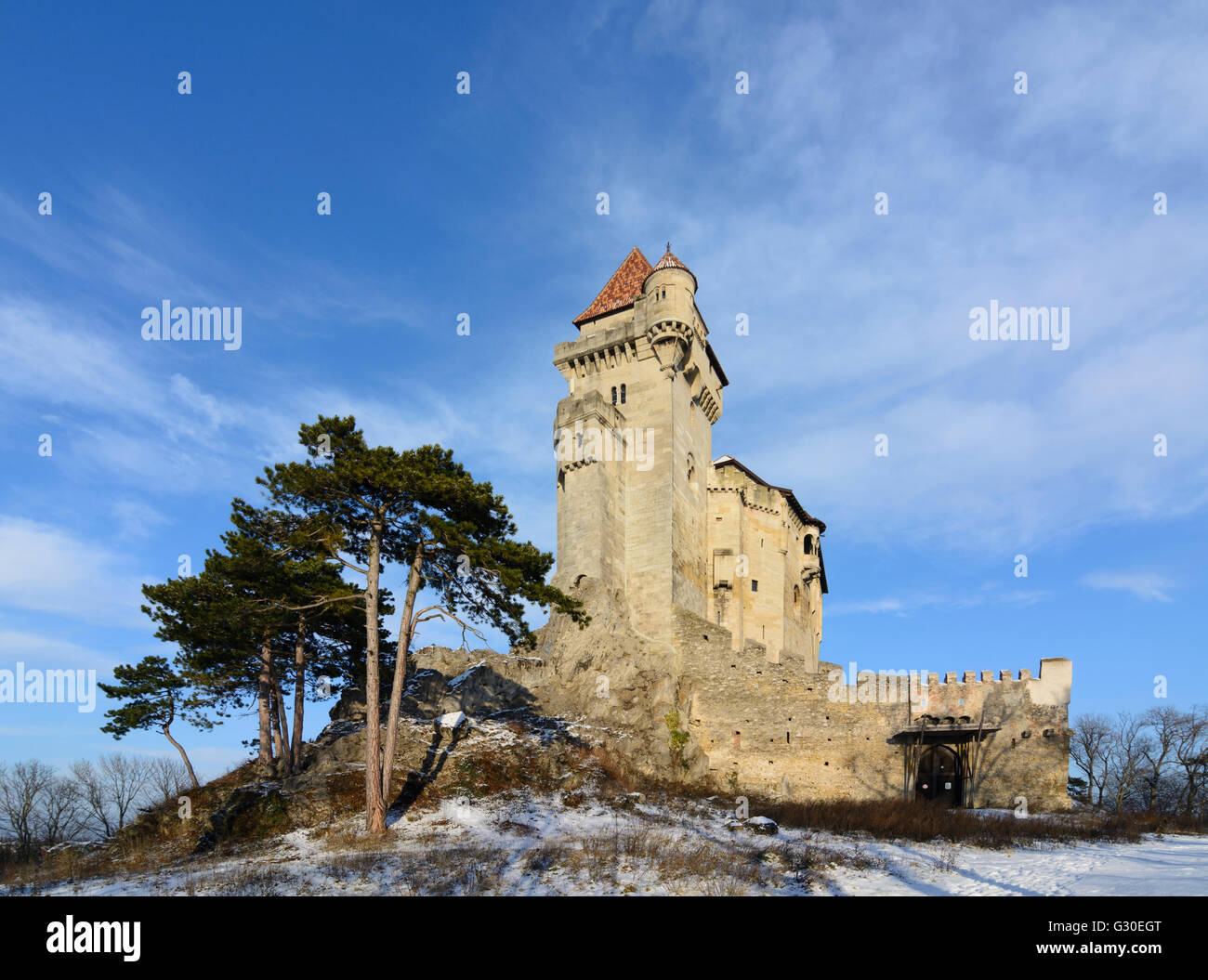 Liechtenstein castle, Austria, Niederösterreich, Lower Austria ...