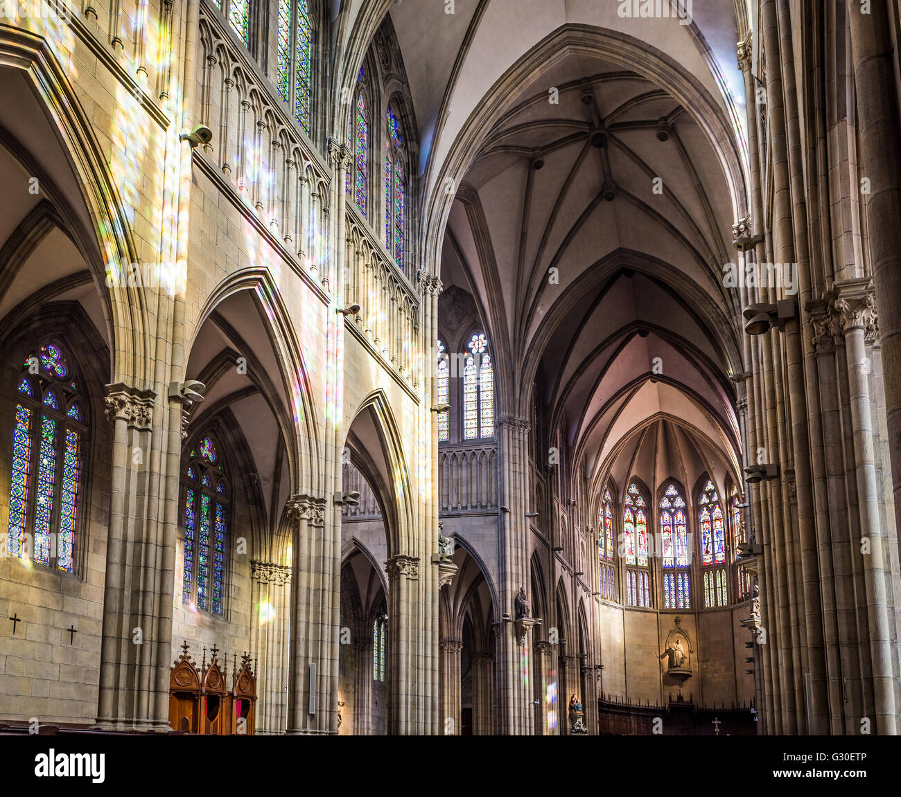 Apse nave of Cathedral of the Good Shepherd (Buen pastor) located in ...