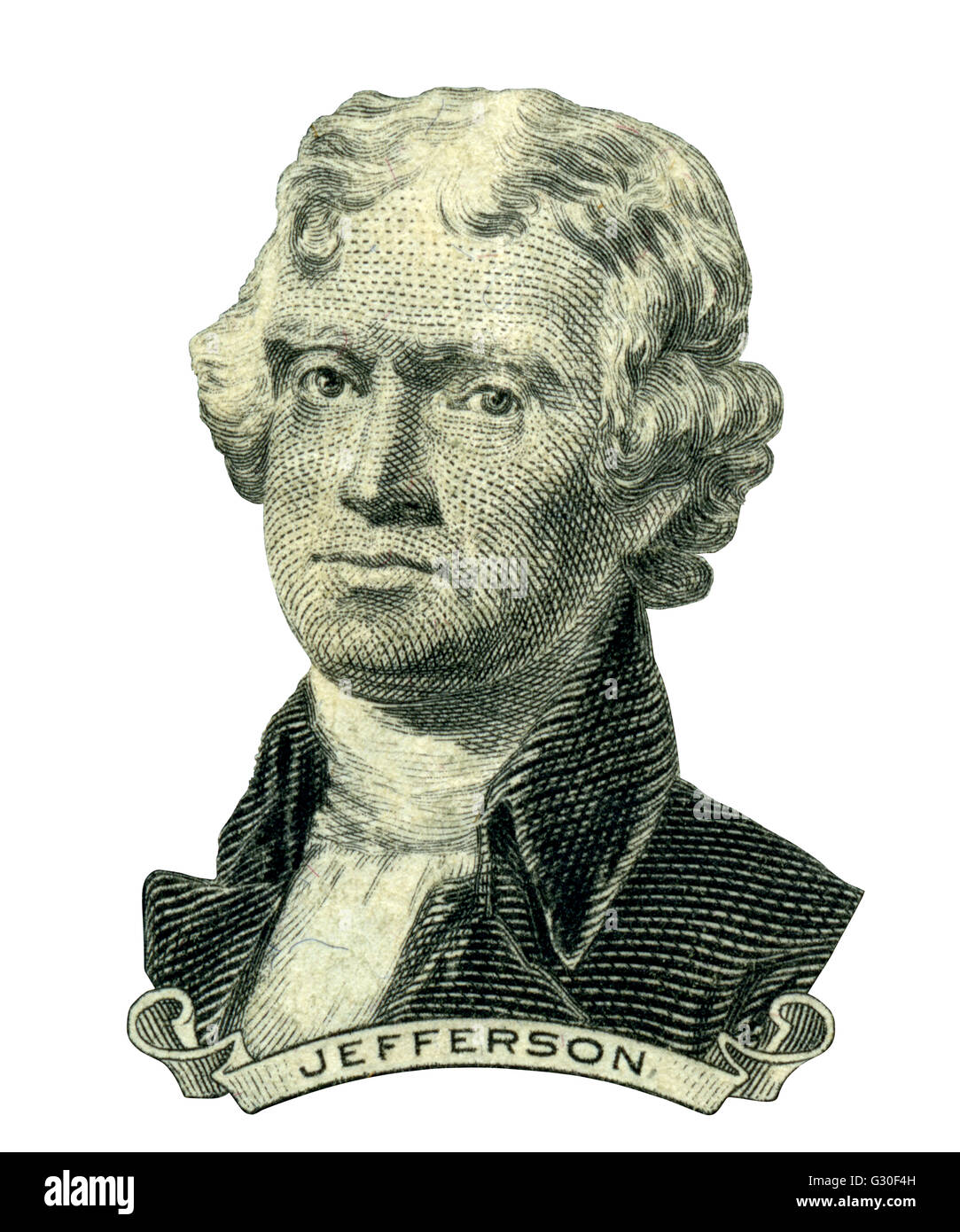 Jefferson two dollar Cut Out Stock Images & Pictures - Alamy