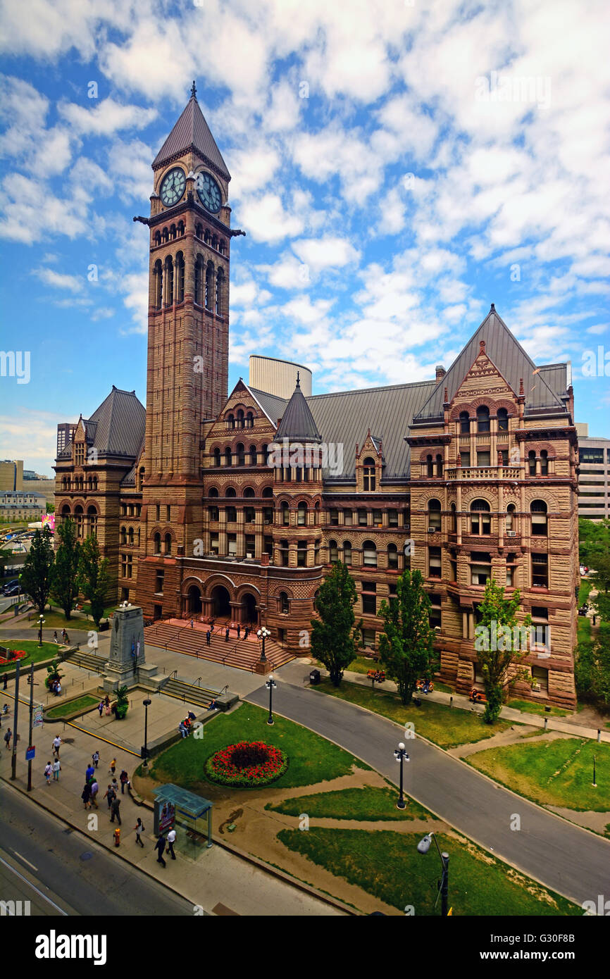 Old city hall clock tower toronto hi-res stock photography and images ...