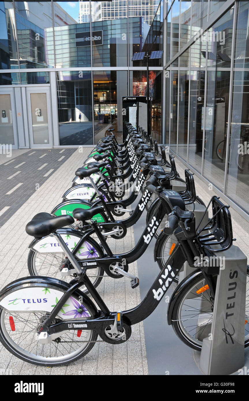 Toronto city bikes Stock Photo - Alamy