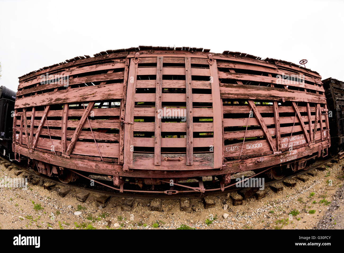 Old boxcar hi-res stock photography and images - Alamy