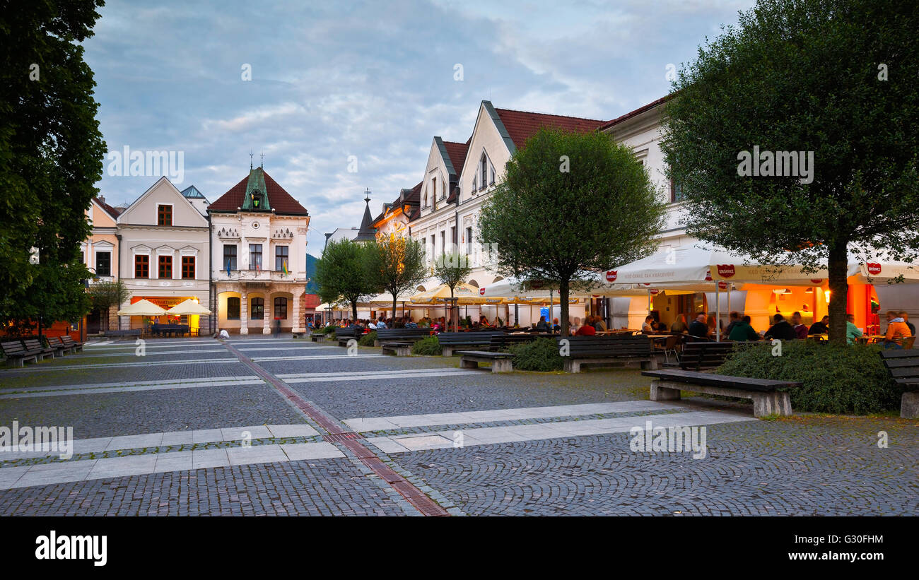 Main square in the city of Zilina in central Slovakia Stock Photo - Alamy