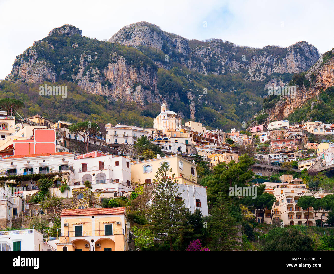 The structure of the town of Positano is very original; its buildings ...