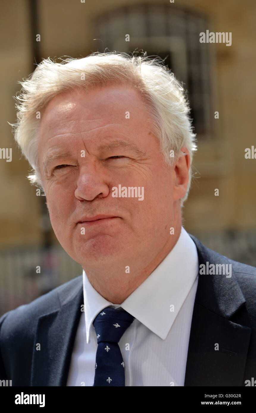 Broadcasting House, London, UK, David Davis MP attends BBC studios as ...
