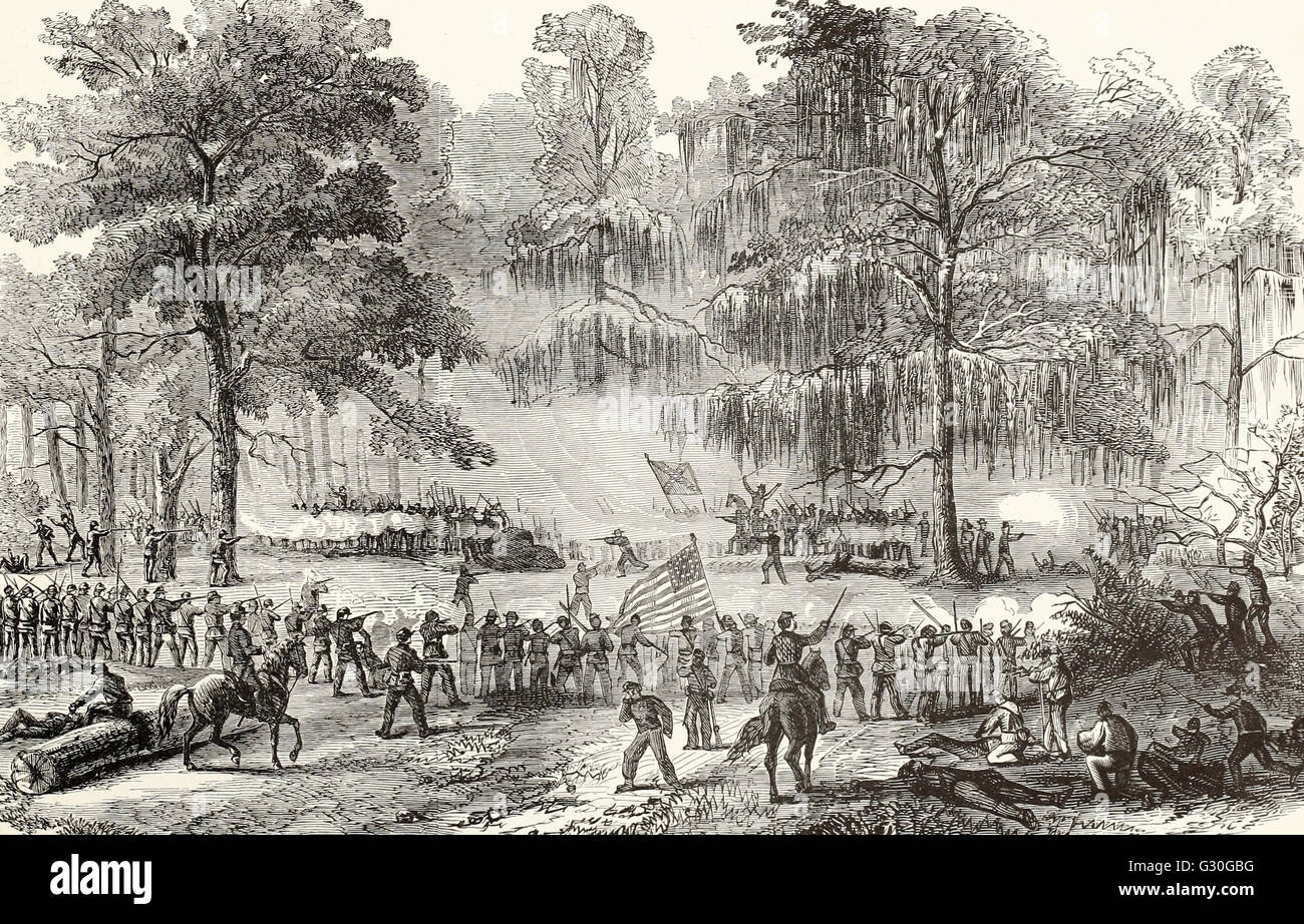 Louisiana civil war battle hi-res stock photography and images - Alamy