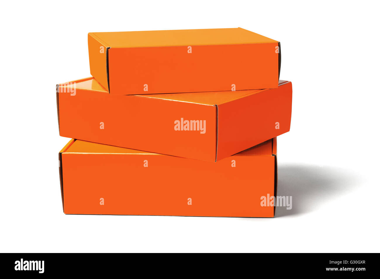 Orange boxes hi-res stock photography and images - Alamy