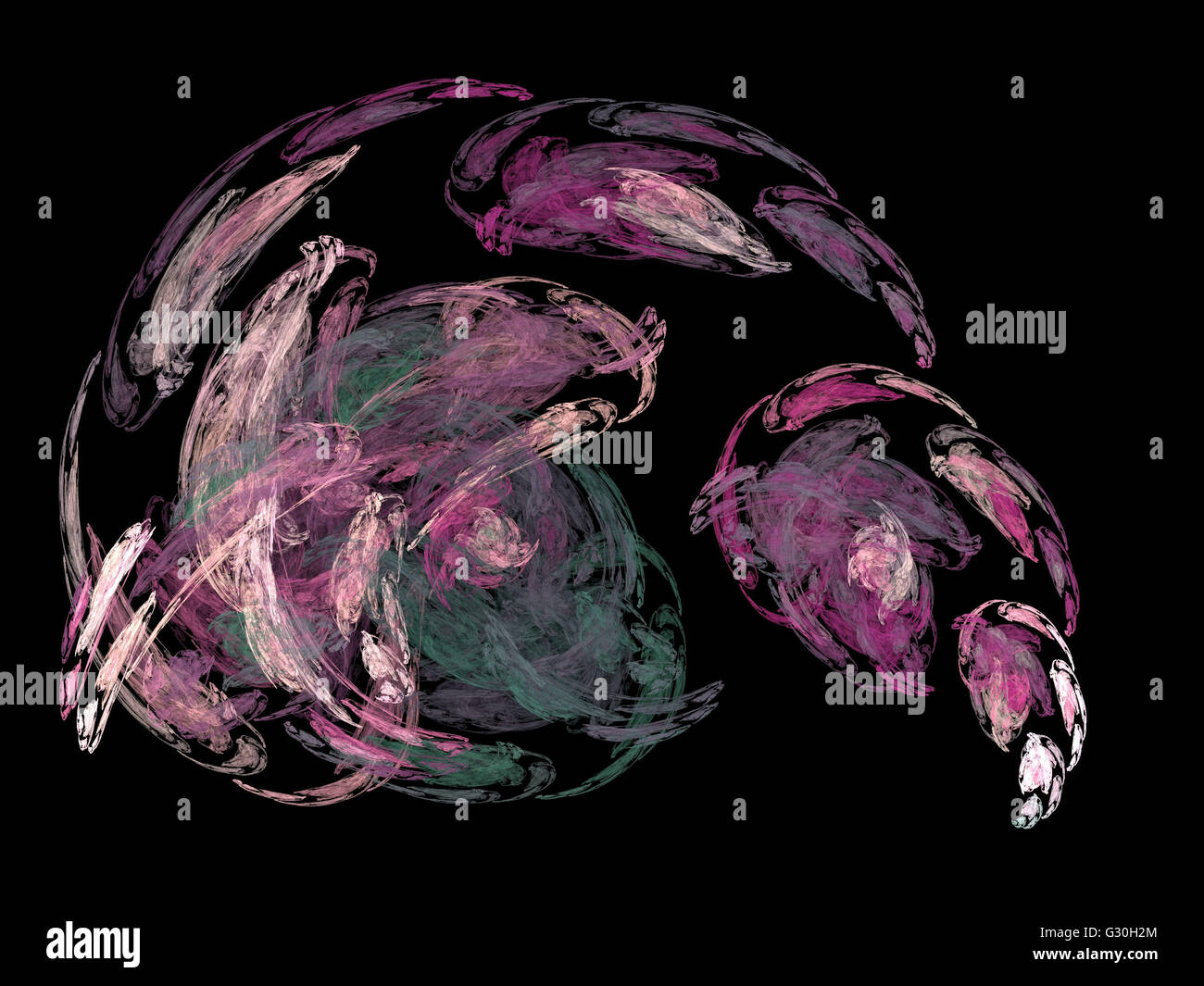 image of one Digital Fractal with multicolor Stock Photo - Alamy