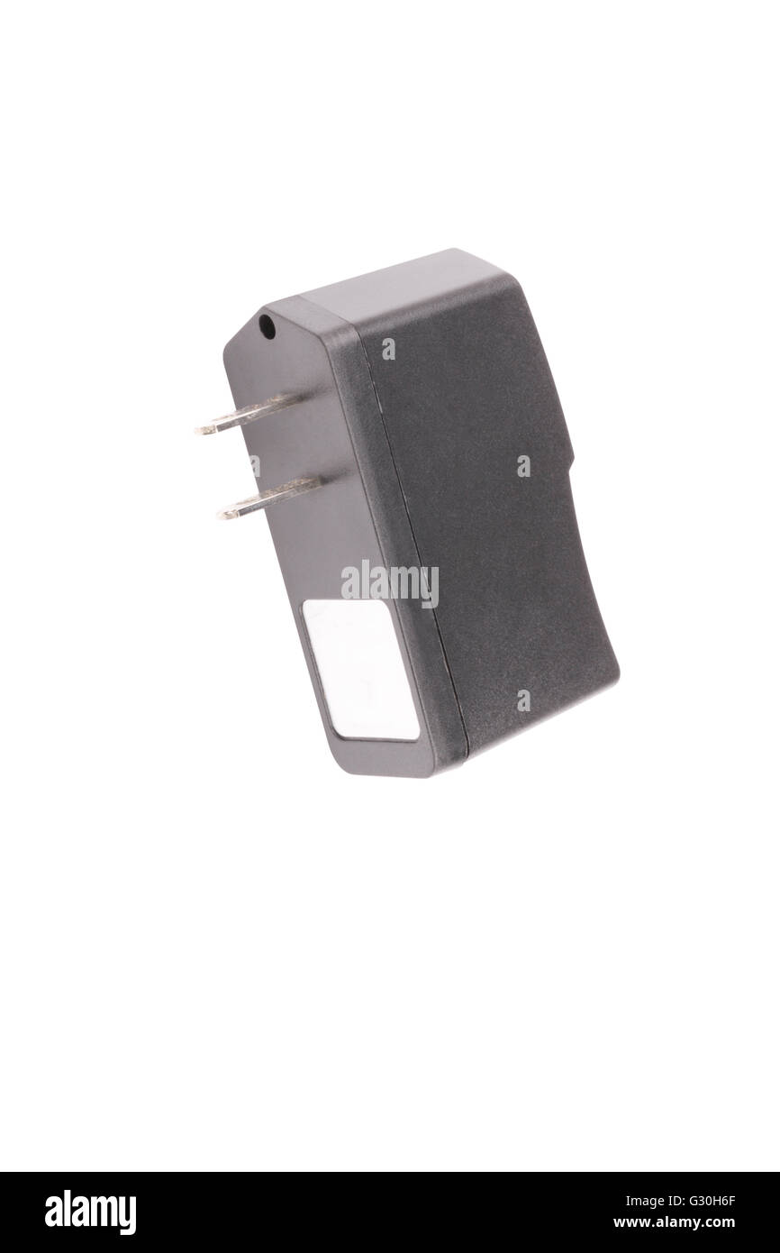 American adaptor Isolated on white Stock Photo - Alamy