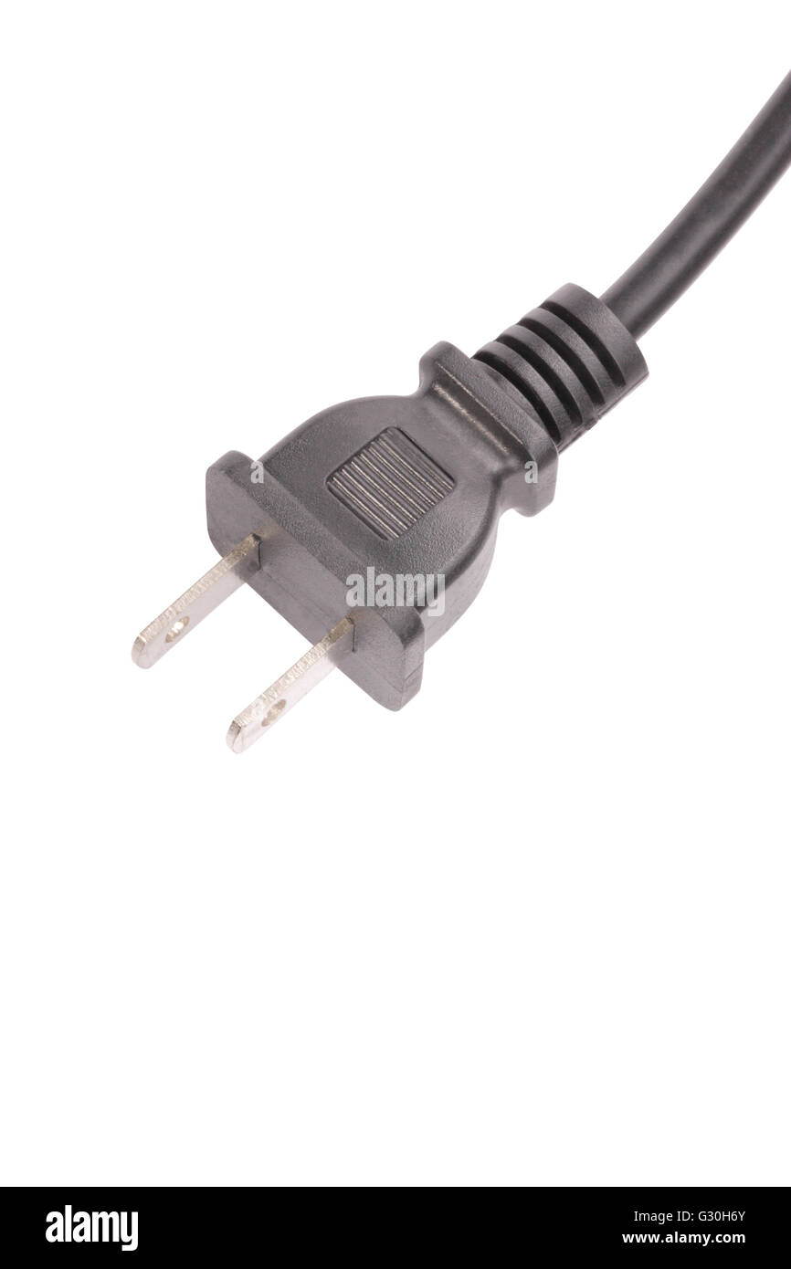American Outlet Plug with Cord Isolated Stock Photo - Alamy
