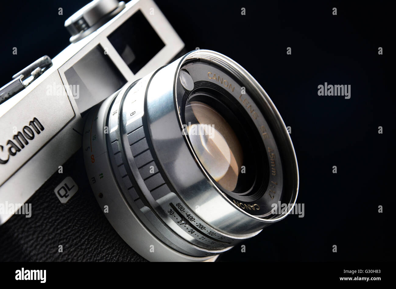 Rangefinder Camera, Canon Canonet QL 17 Stock Photo - Alamy