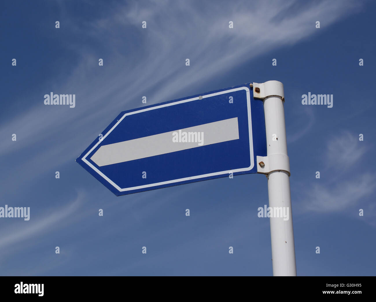 Road sign and words in concept Stock Photo - Alamy