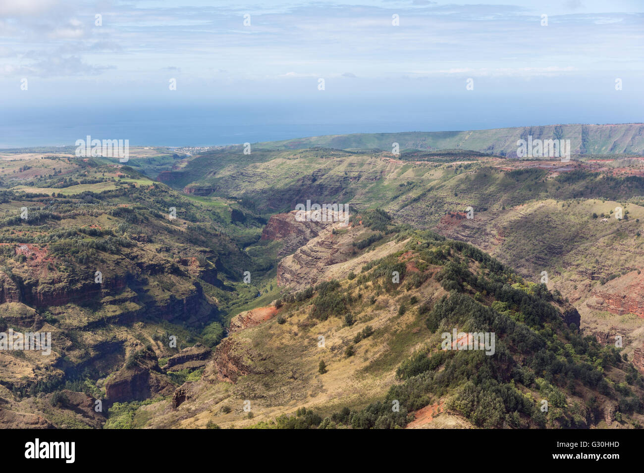 Ko Ula Valley on Kauai Stock Photo - Alamy