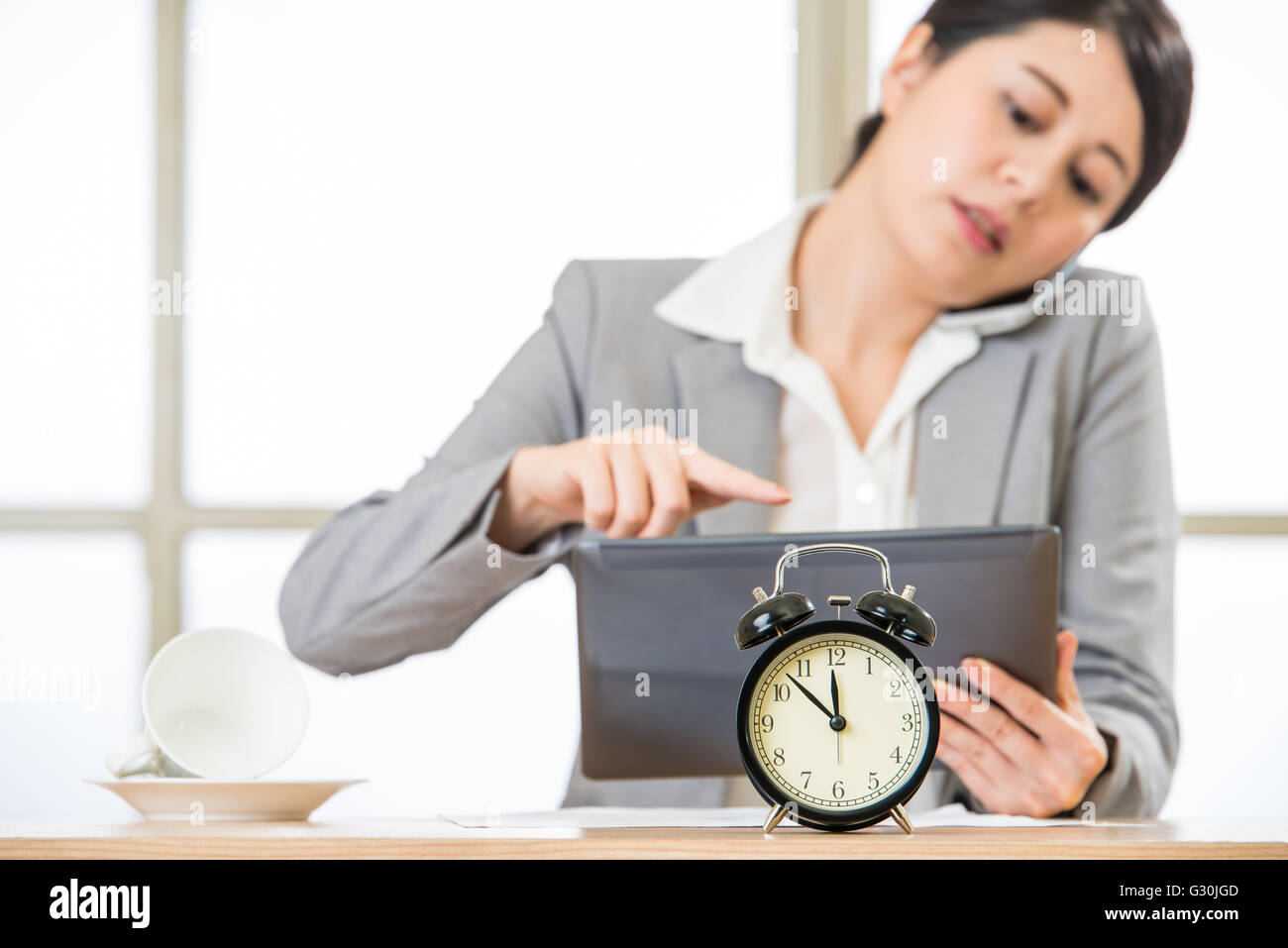Exhausted asian hi-res stock photography and images - Alamy