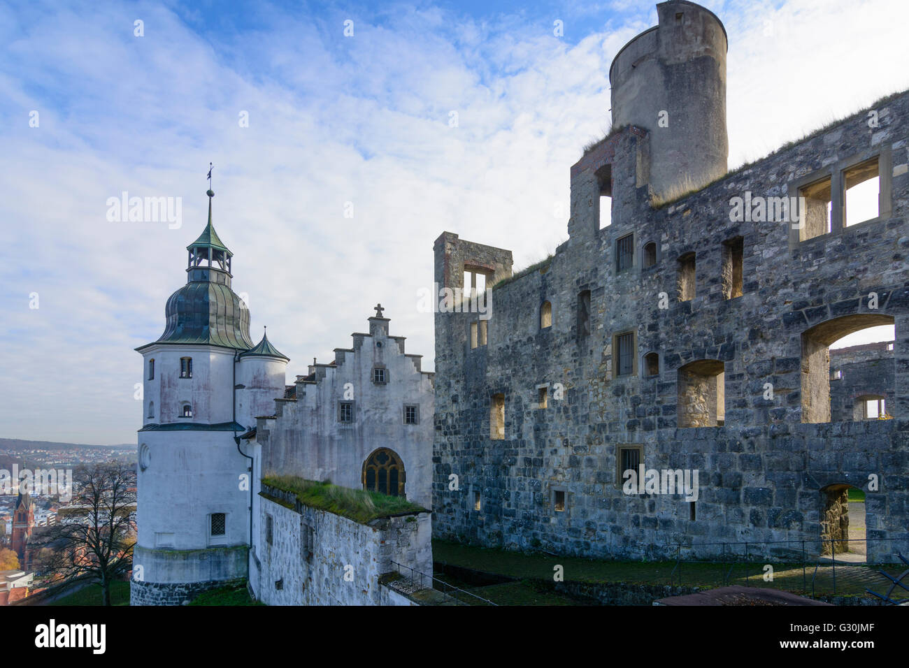Hellenstein castle, Germany, Baden-Württemberg, Schwäbische Alb ...