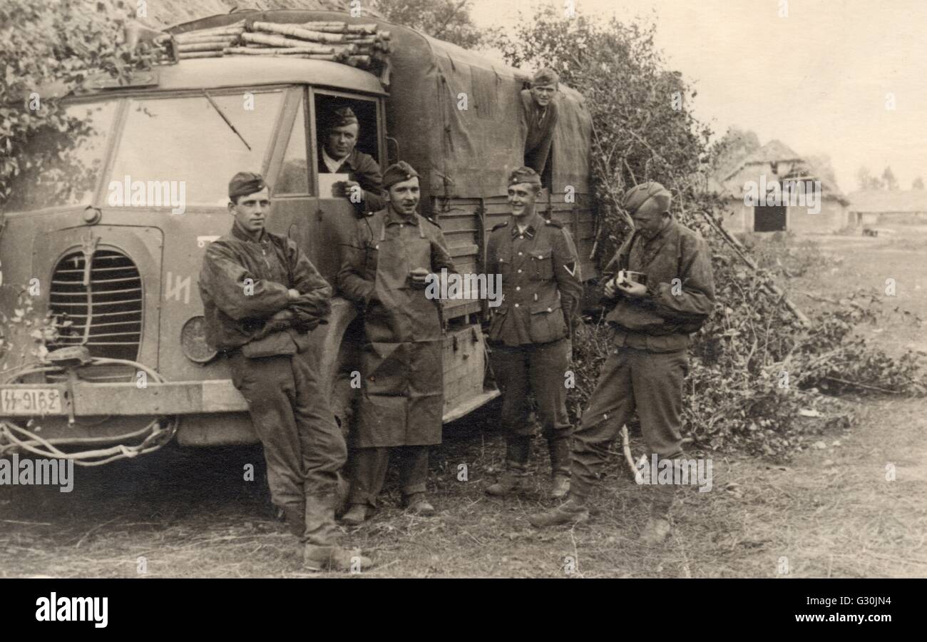 Waffen Ss On The Russian Front High Resolution Stock Photography and ...