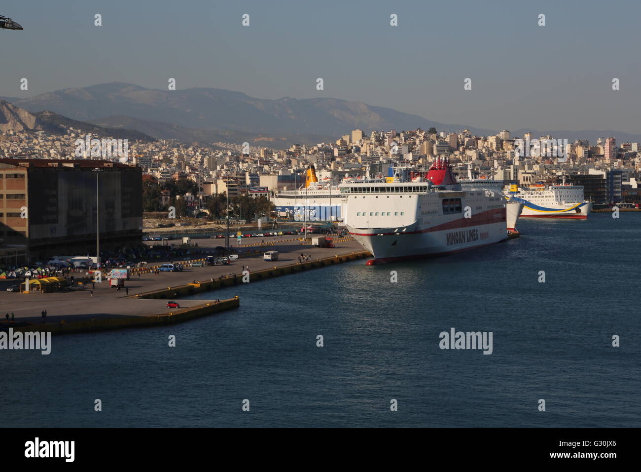 Greece, Piraeus port, Attica Stock Photo - Alamy