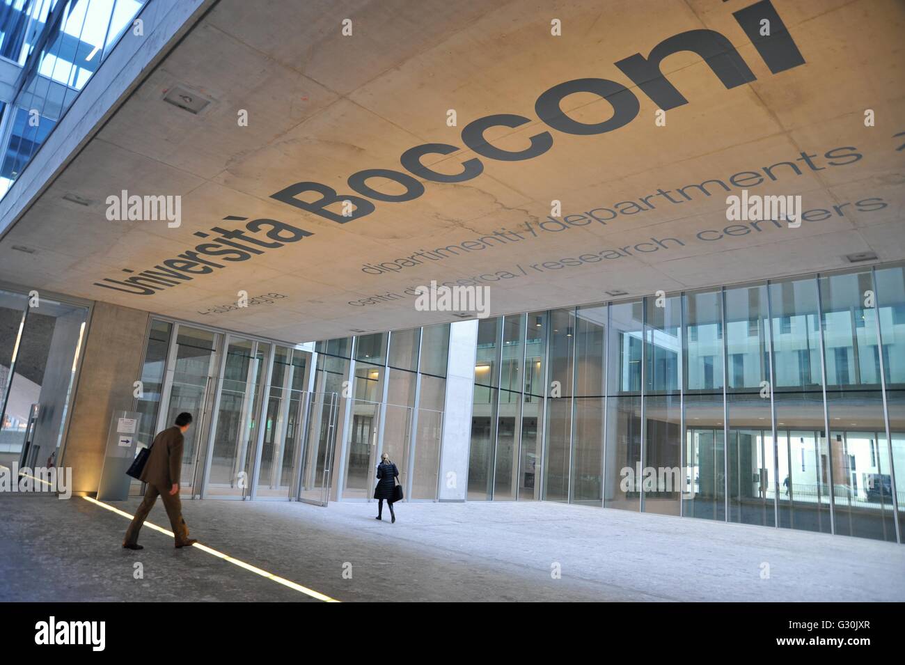 Milan (Italy), the new building of Luigi Bocconi Commercial University ...
