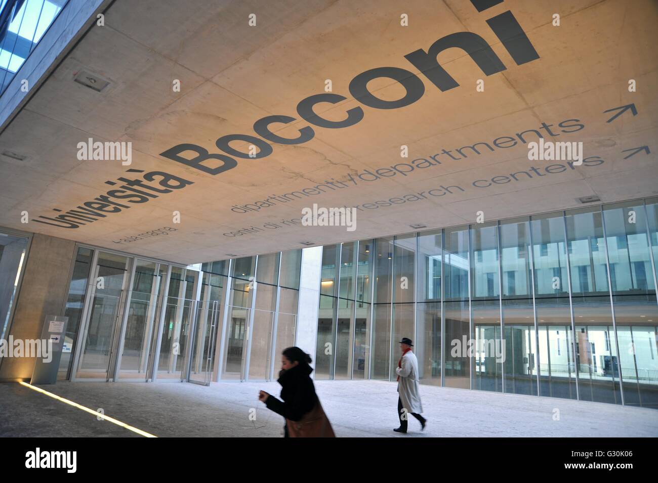 Milan (Italy), the new building of Luigi Bocconi Commercial University ...