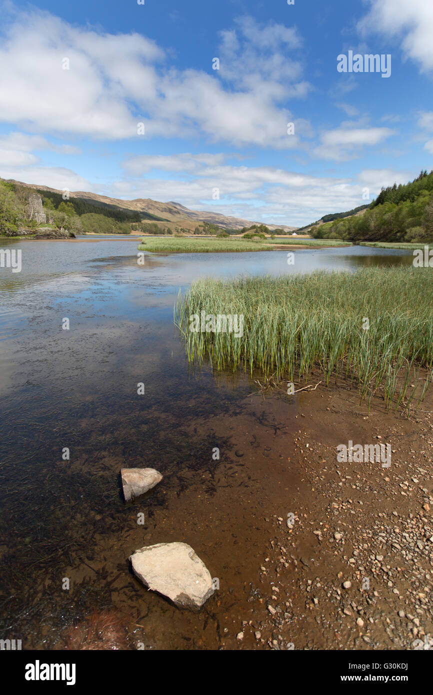 Loch Dochart, Scotland. Picturesque view of Loch Dochart, with the ...