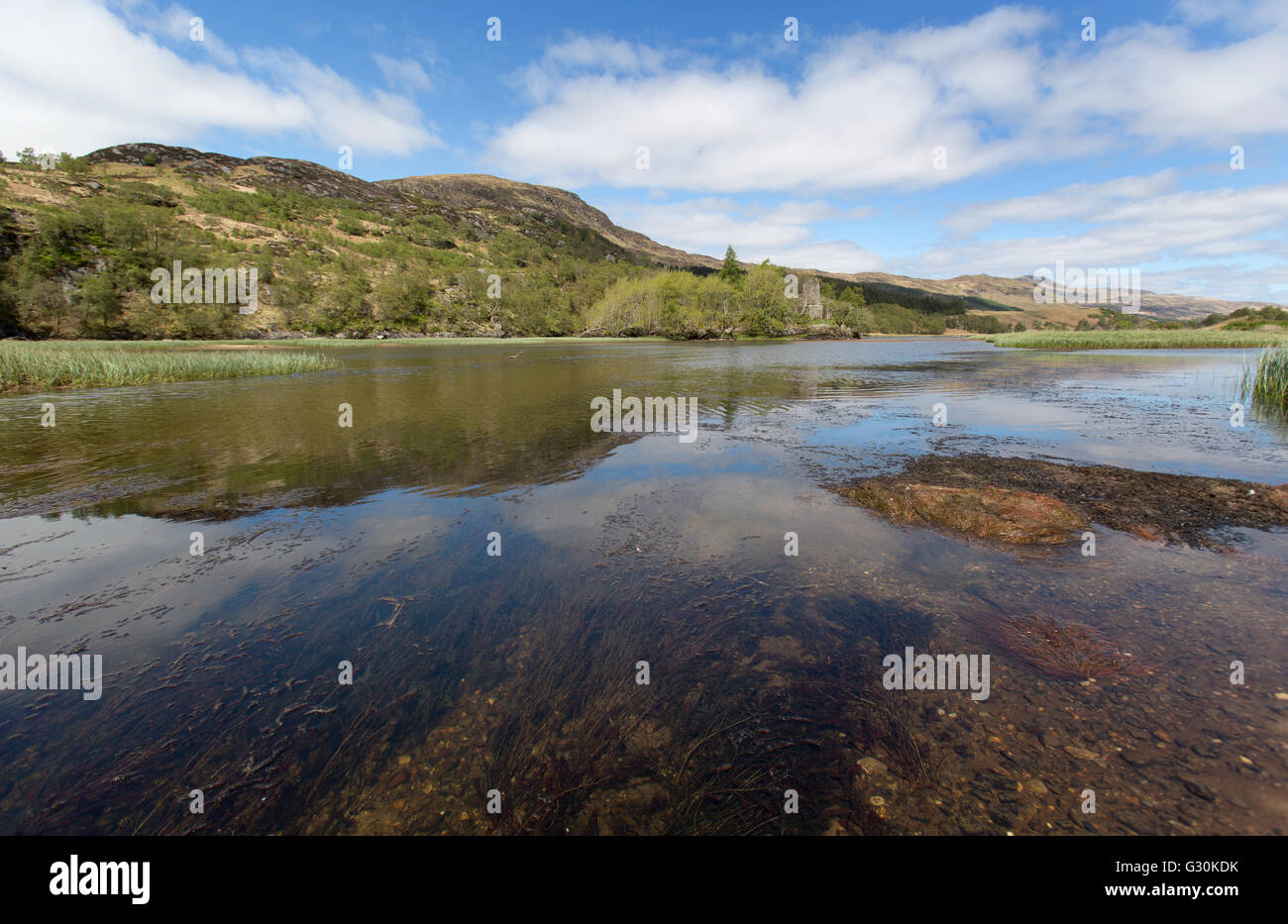 Loch Dochart, Scotland. Picturesque view of Loch Dochart, with the ...